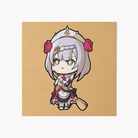 "Chibi Noelle - Genshin Impact" Art Board Print by MangaXai | Redbubble