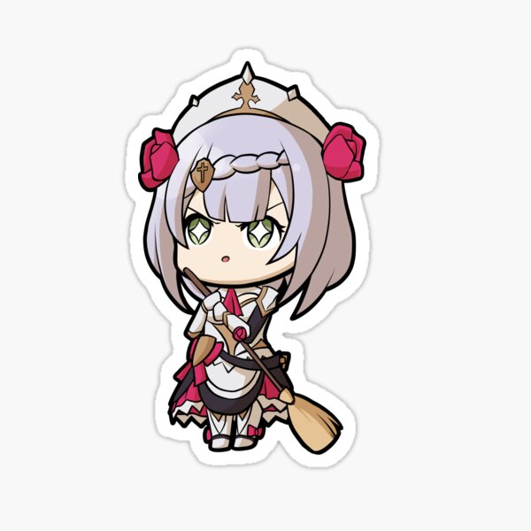 "Chibi Noelle - Genshin Impact" Sticker for Sale by MangaXai | Redbubble