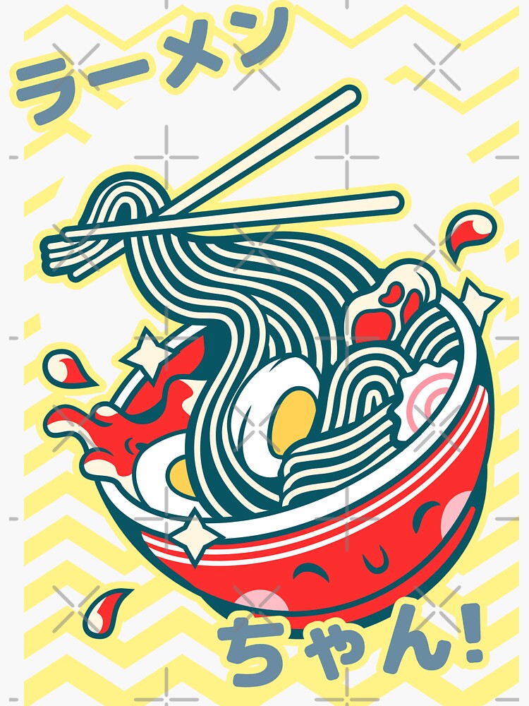 "Japanese Ramen" Sticker for Sale by YaiVargas | Redbubble