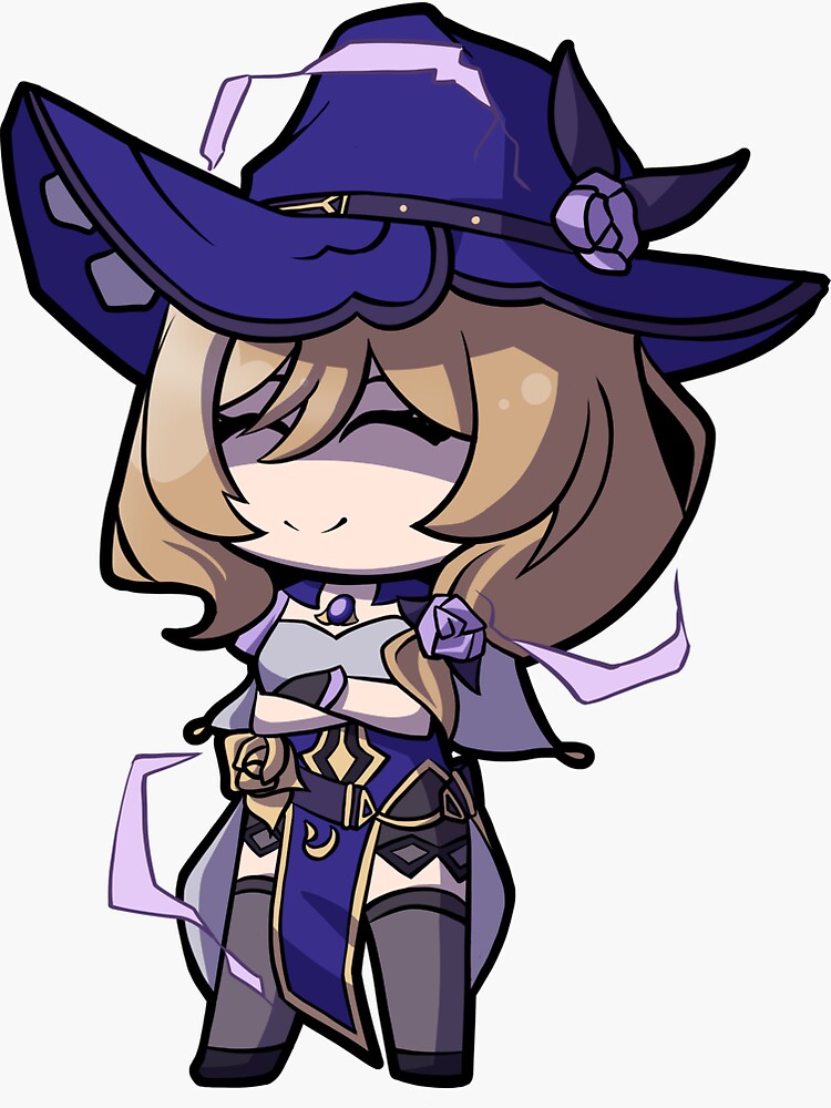 Pegatina «Chibi Lisa - Impacto de Genshin» de MangaXai | Redbubble