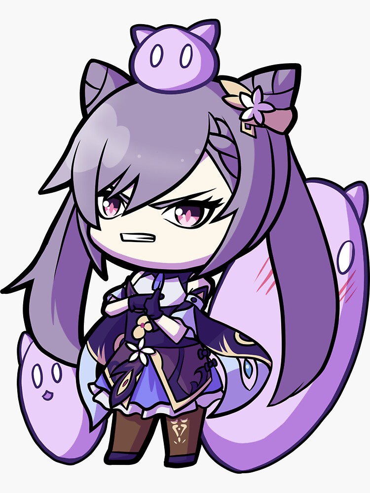 "Chibi Keqing - Genshin Impact" Sticker for Sale by MangaXai | Redbubble