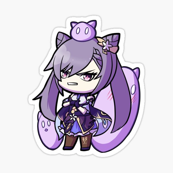 "Chibi Keqing - Genshin Impact" Sticker for Sale by MangaXai | Redbubble