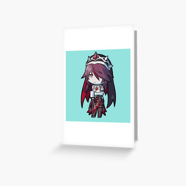"Chibi Rosaria - Genshin Impact" Greeting Card for Sale by MangaXai ...
