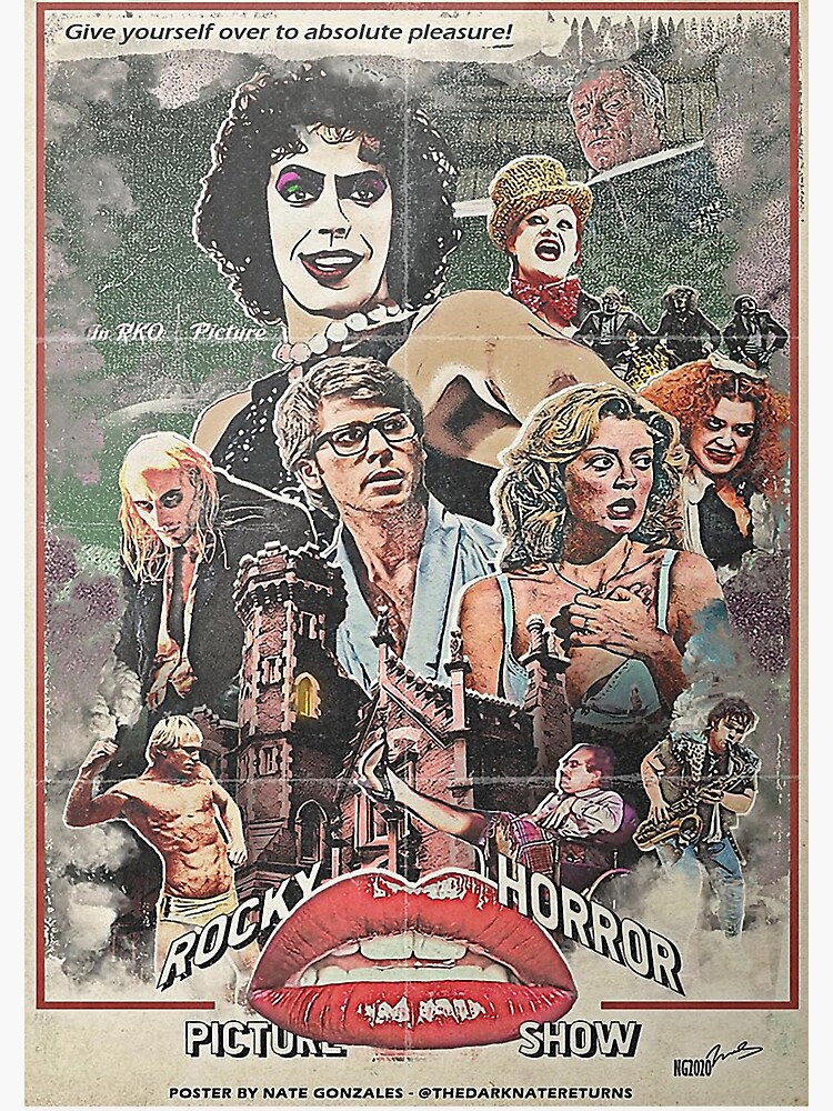 "Rocky Horror Picture Show Poster" Poster for Sale by SerafinaKGorska ...