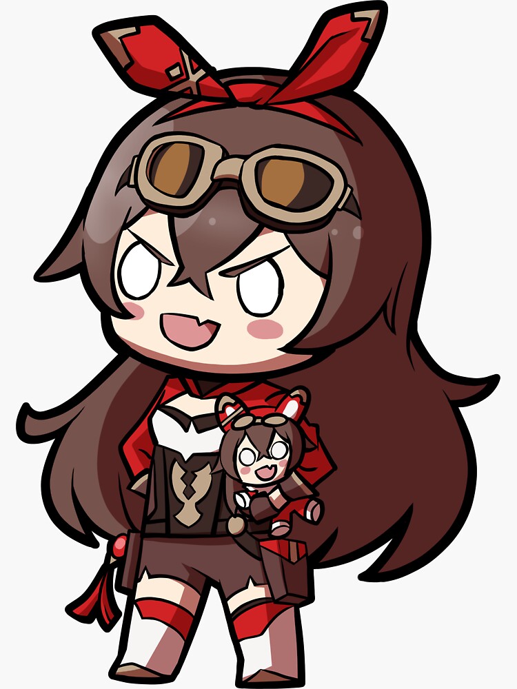 "Chibi Amber - Genshin Impact" Sticker for Sale by MangaXai | Redbubble