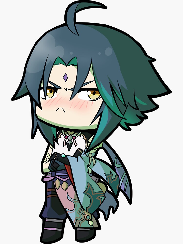 "Chibi Xiao - Genshin Impact" Sticker by MangaXai | Redbubble