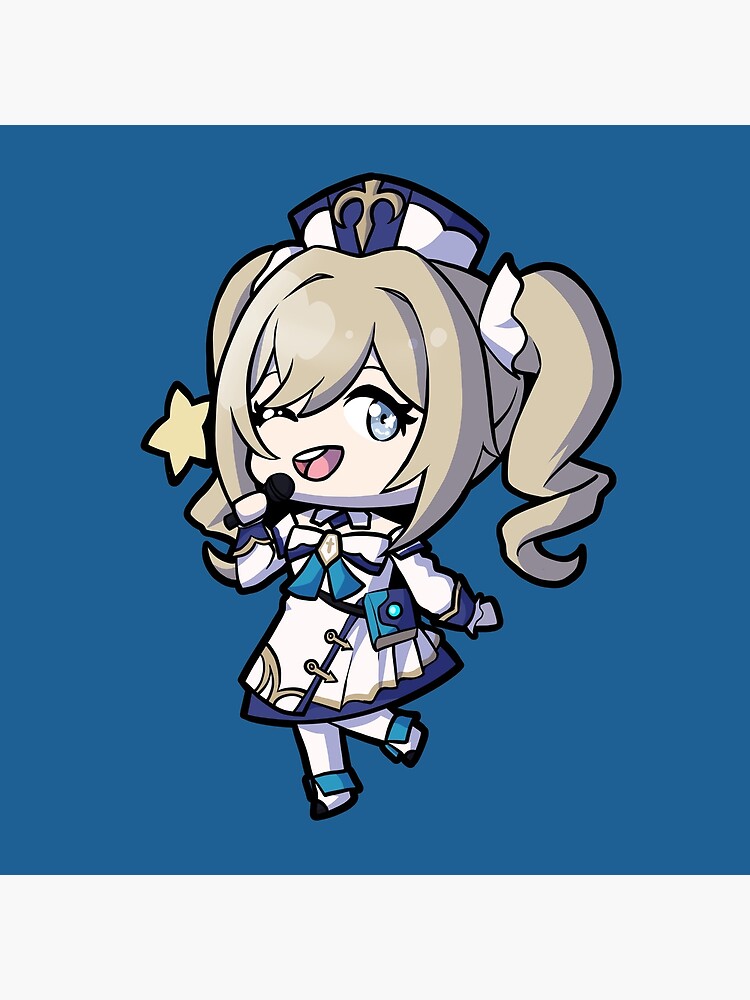 "Chibi Barbara - Genshin Impact" Metal Print by MangaXai | Redbubble