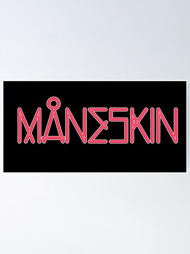 Póster «logo maneskin grupo MÅNESKIN» de TessyArt | Redbubble
