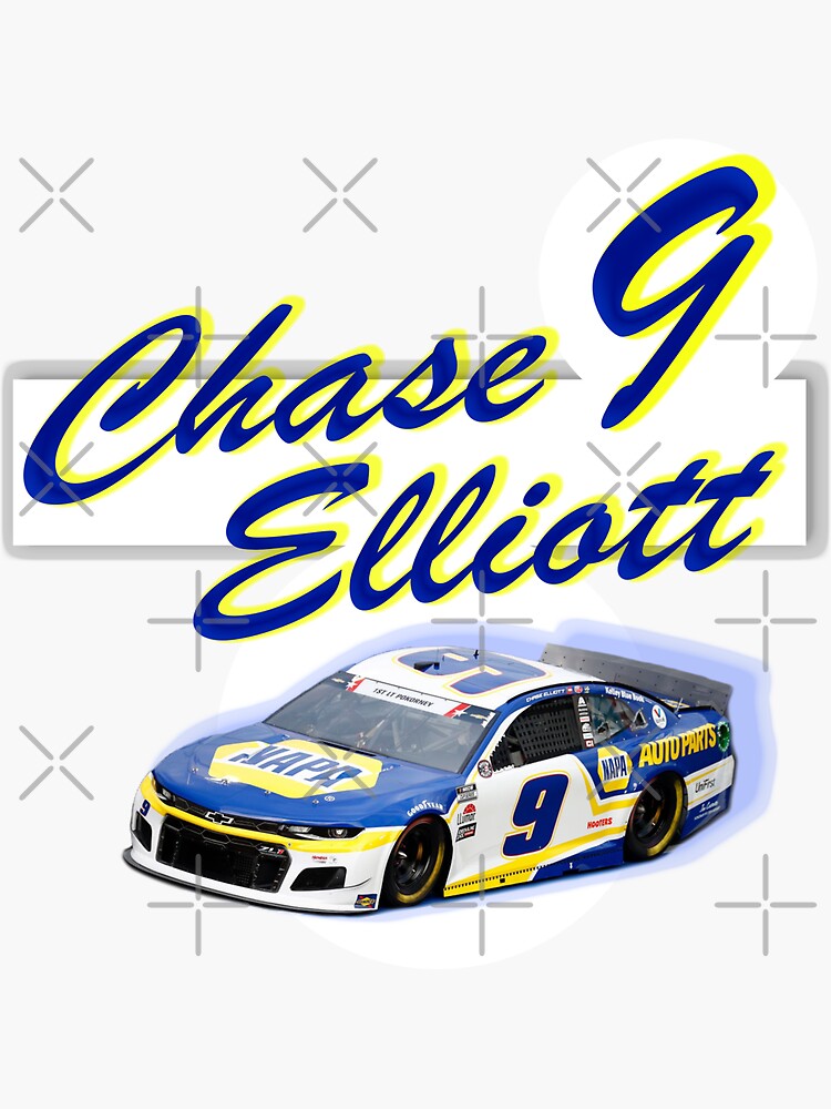 "Chase Elliott NASCAR" Sticker by b-vlad-k | Redbubble