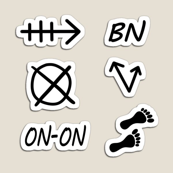 "Hash House Harriers Sticker Pack" Magnet for Sale by AsteroidDesigns ...