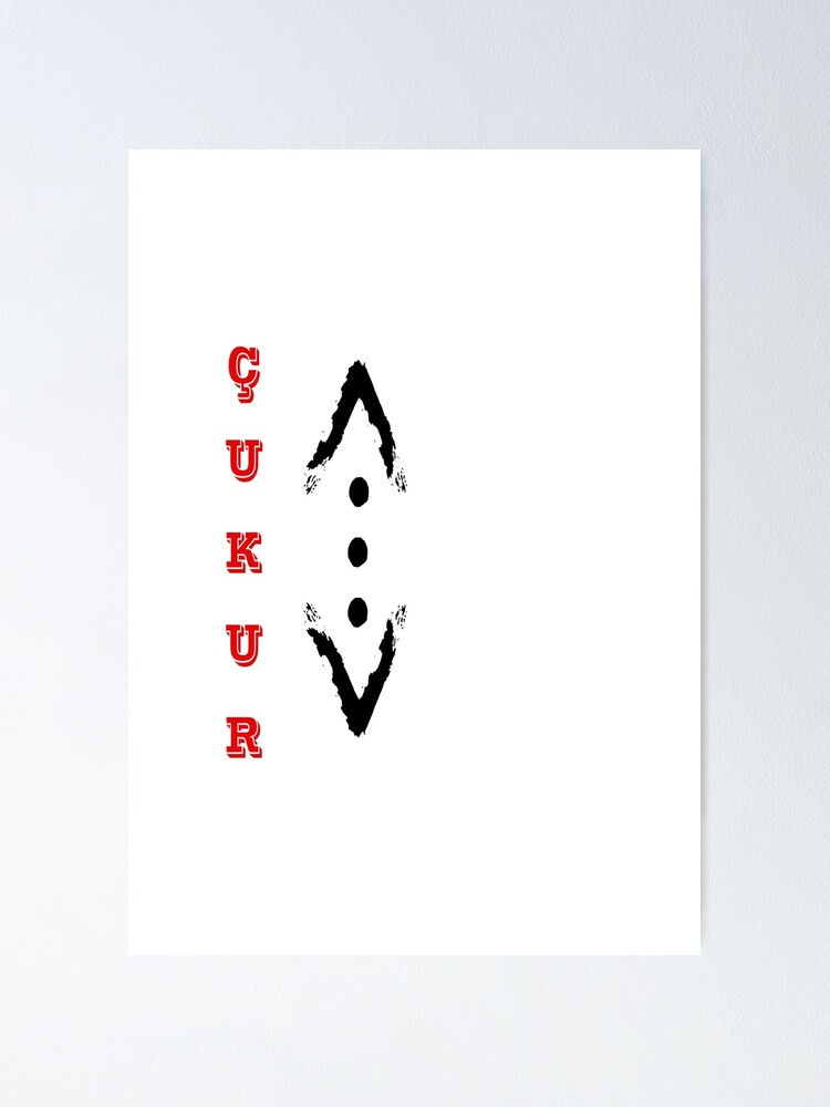 " Çukur logo" Poster for Sale by EveryThinkArt | Redbubble
