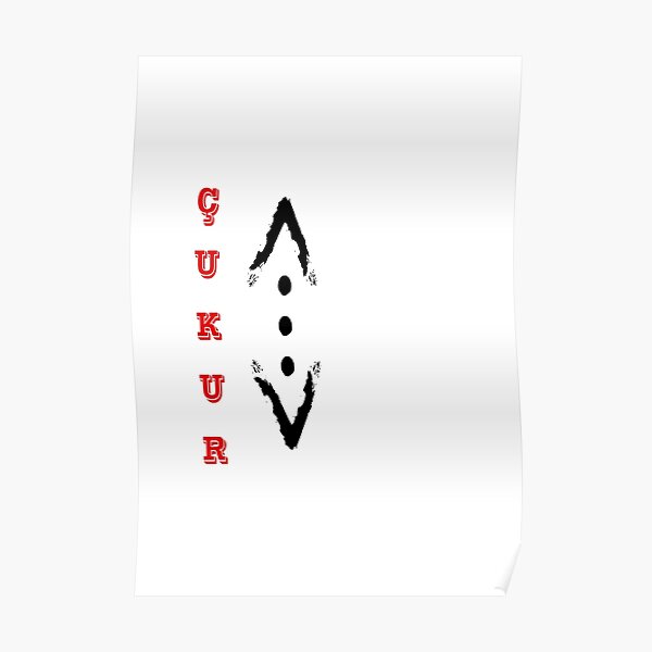 " Çukur logo" Poster for Sale by EveryThinkArt | Redbubble