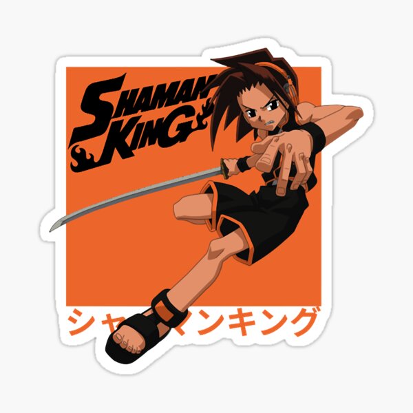 "Shaman King , Yoh Asakura" Sticker for Sale by RomanPiche | Redbubble
