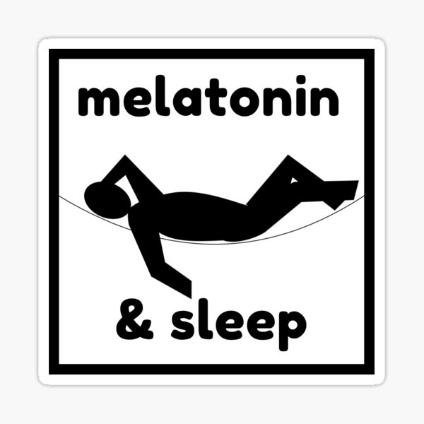 "Melatonin & Sleep" Sticker for Sale by CalledEclectic | Redbubble