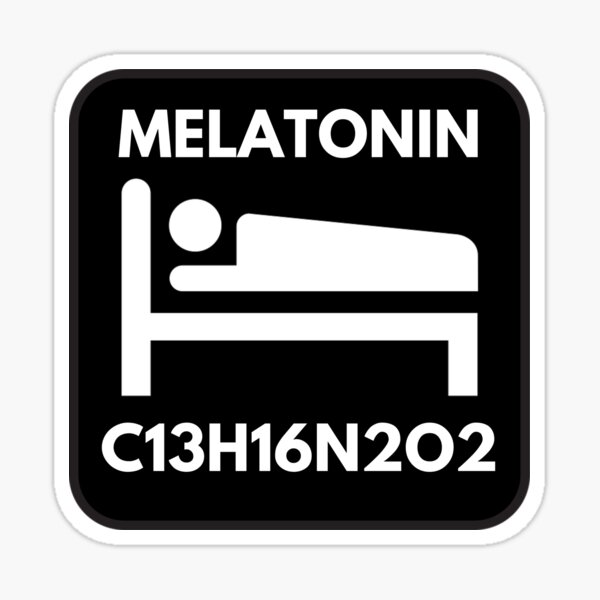 "Melatonin Chemical Formula" Sticker for Sale by CalledEclectic | Redbubble