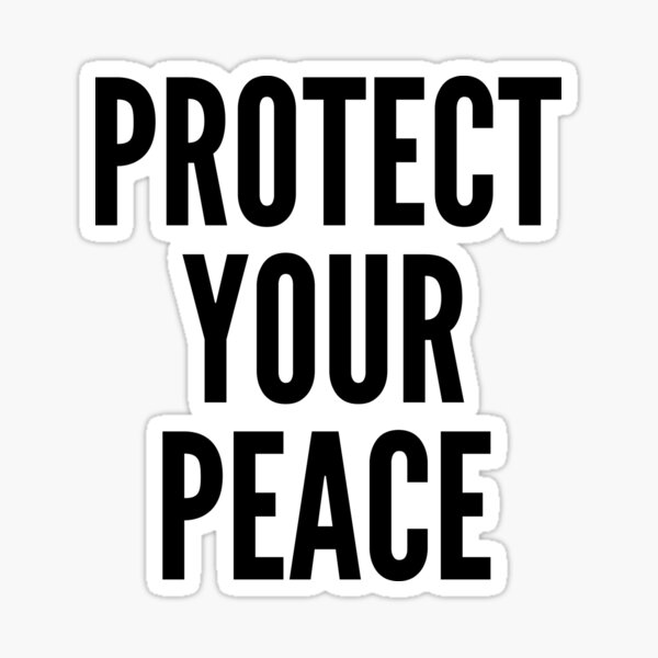 "Protect your peace mental health inspirational quote motivational ...