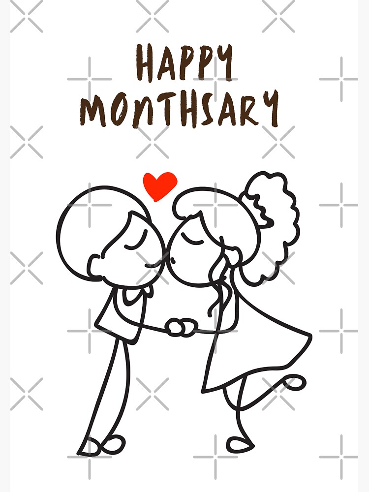 "Monthsary Gift for Girlfriend" Sticker for Sale by ToniaKroeger ...