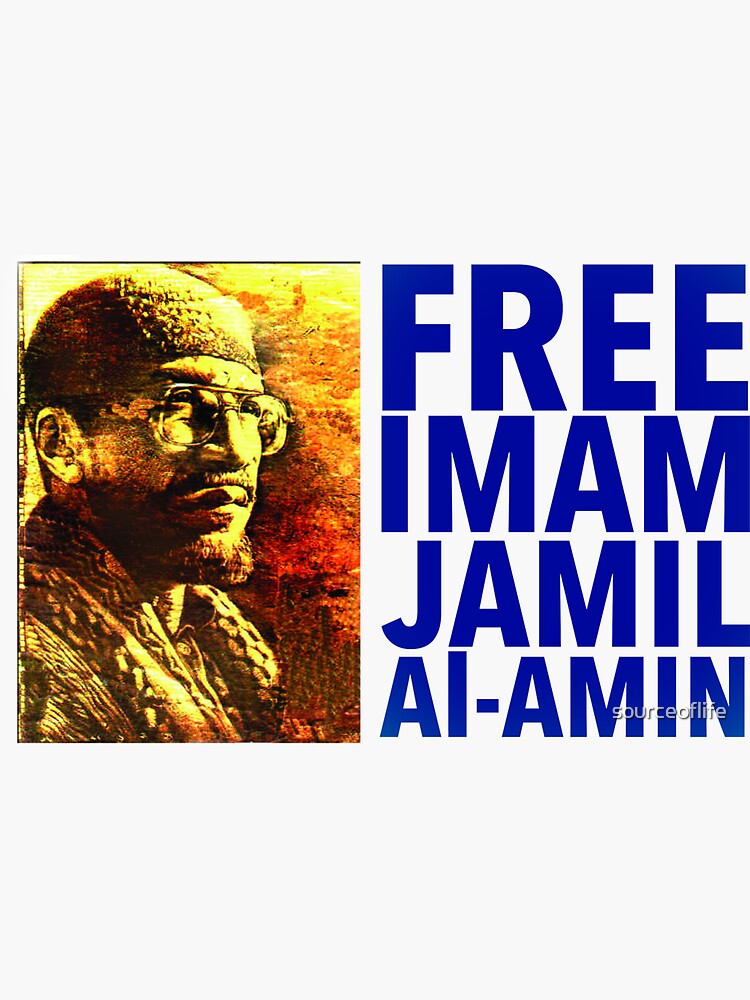"Free Imam Jamil Al-Amin" Sticker for Sale by sourceoflife | Redbubble