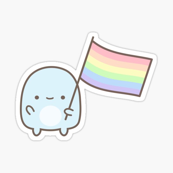 "Little Blobs: ♡ Pride Flag ♡" Sticker for Sale by SnickerDoodleUS ...