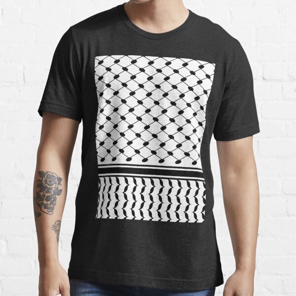 " Keffiyeh " T-shirt for Sale by duaaalshabib | Redbubble | hippy t ...