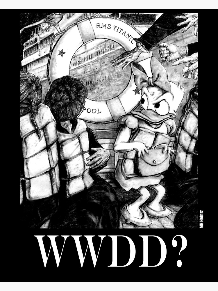 "WWDD?" Sticker for Sale by MH Heintz | Redbubble