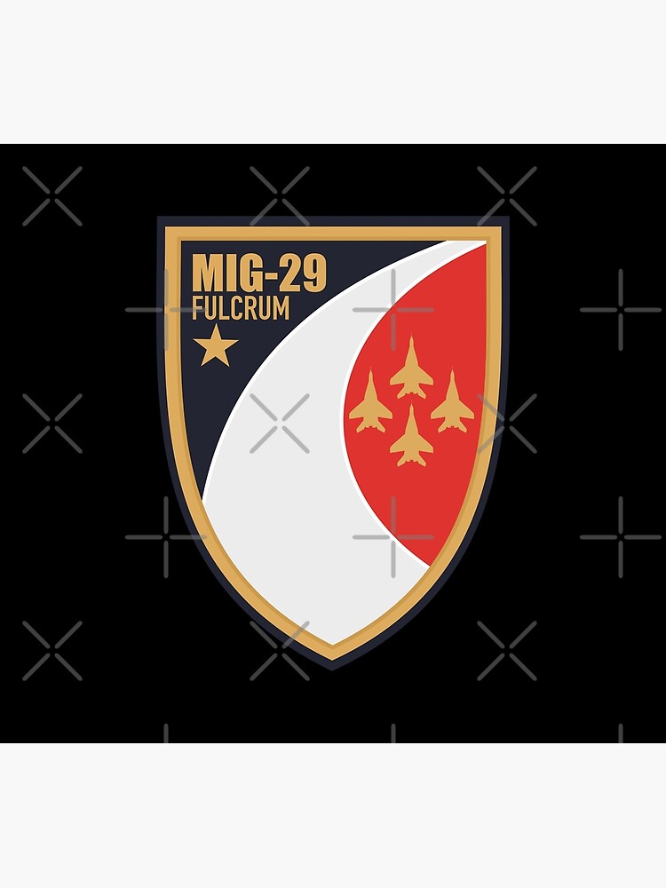 "Mig-29 Fulcrum Patch" Poster for Sale by StrongVlad | Redbubble