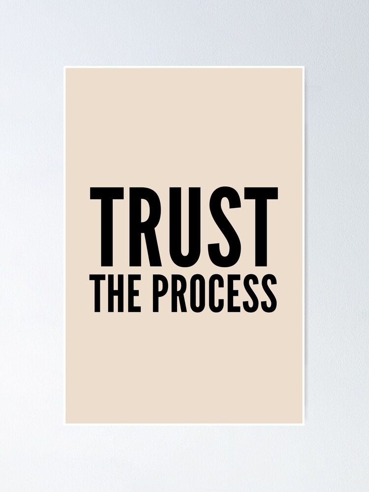 "Trust the process inspirational quote motivational mental health ...