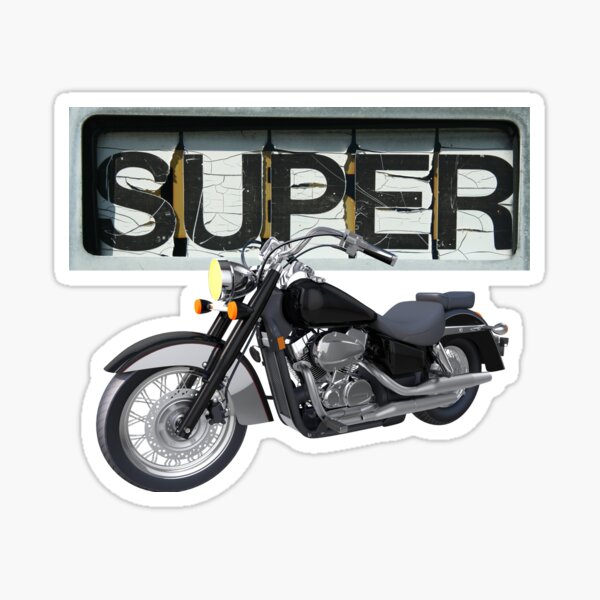 "SUPER BIKE" Sticker for Sale by SarikaPal | Redbubble