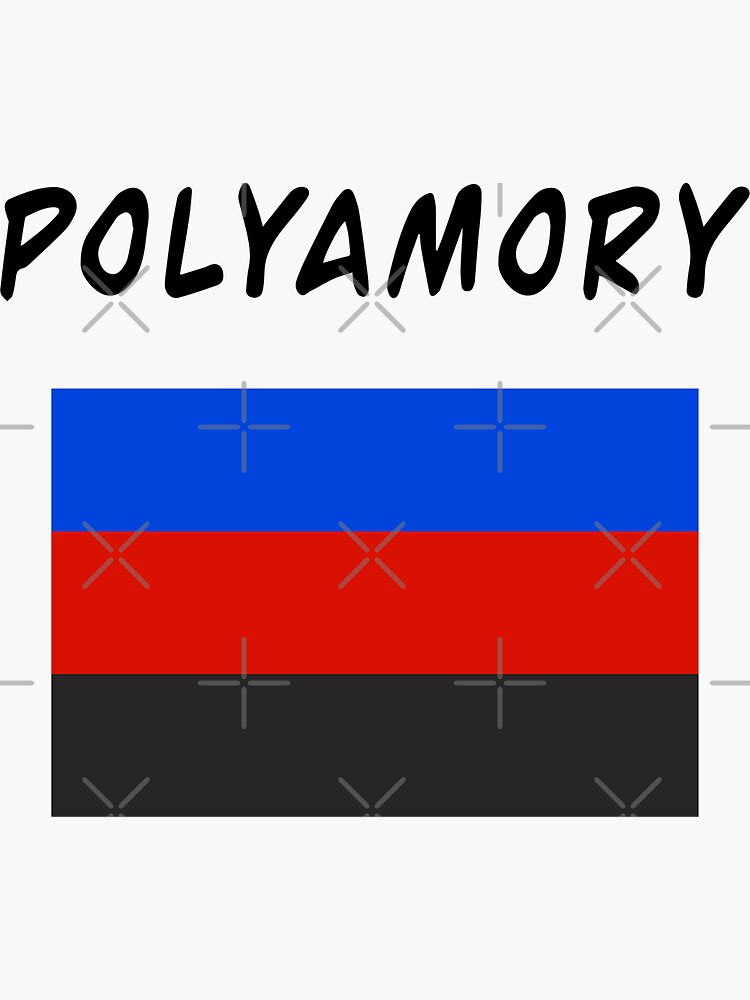"Polyamory flag. Polyamorous.Polyamory pride" Sticker for Sale by ...