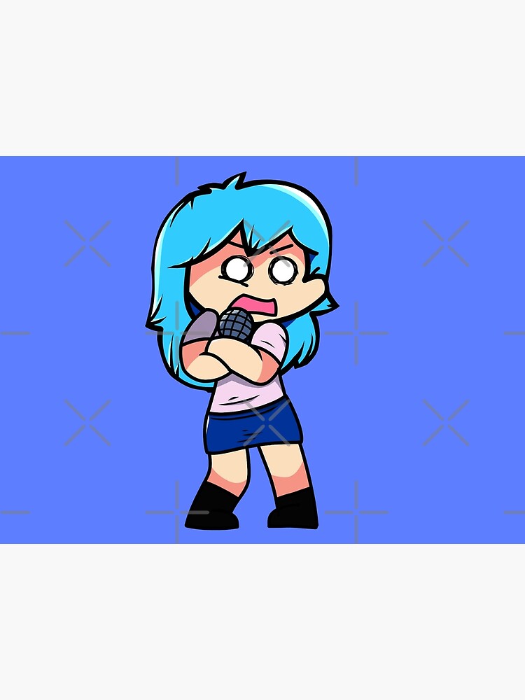 "Sky FNF mod character detailed version" Poster by AbrekArt | Redbubble