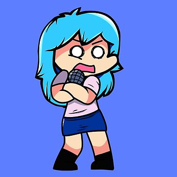 "Sky FNF mod character detailed version" Sticker for Sale by AbrekArt ...