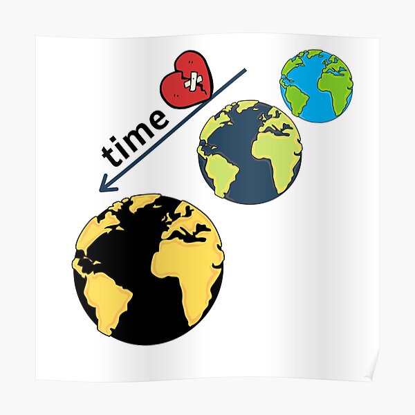 "earth is dying" Poster for Sale by oldschoolway | Redbubble