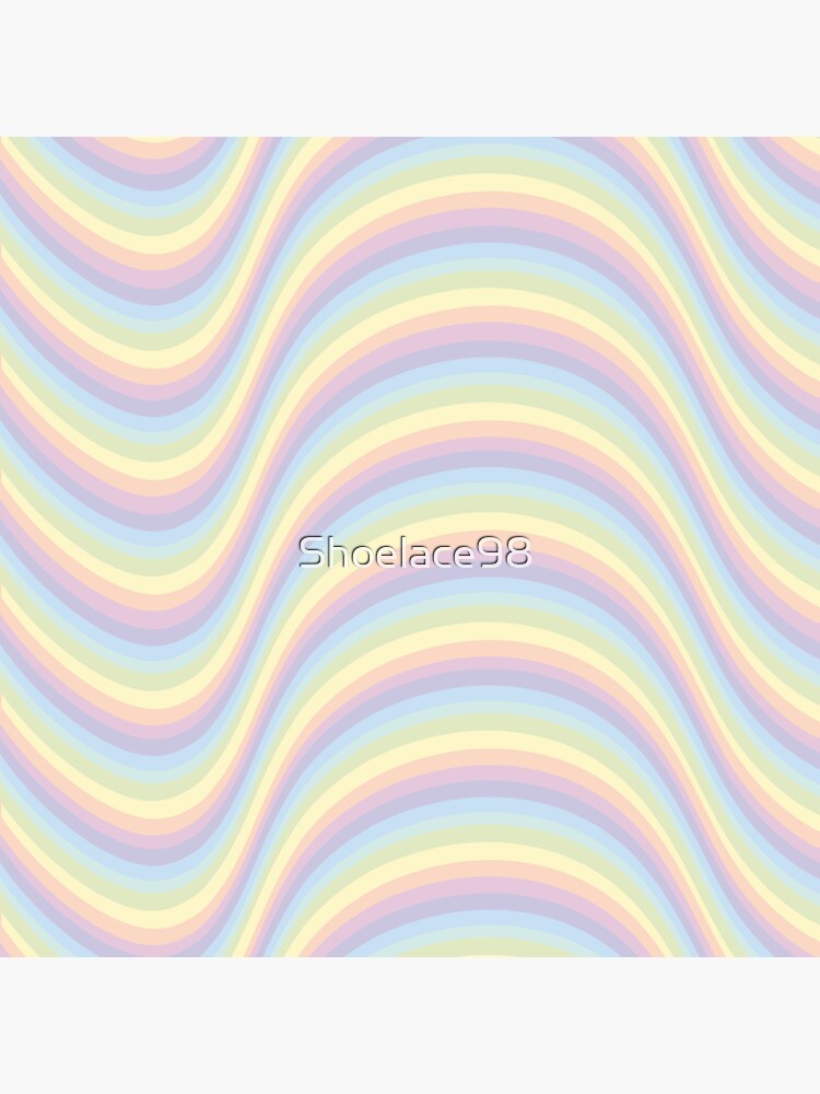 "Rainbow wave " Sticker by Shoelace98 | Redbubble