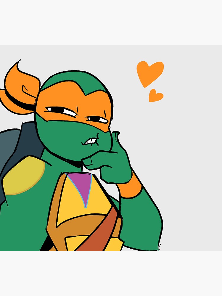 "ROTTMNT Michael Angelo" Sticker by Ximenitanatzel | Redbubble