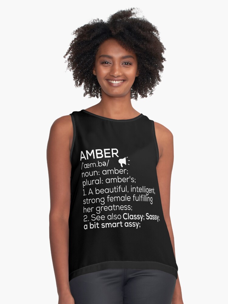 "Amber Name Definition" Poster for Sale by Teelogic | Redbubble