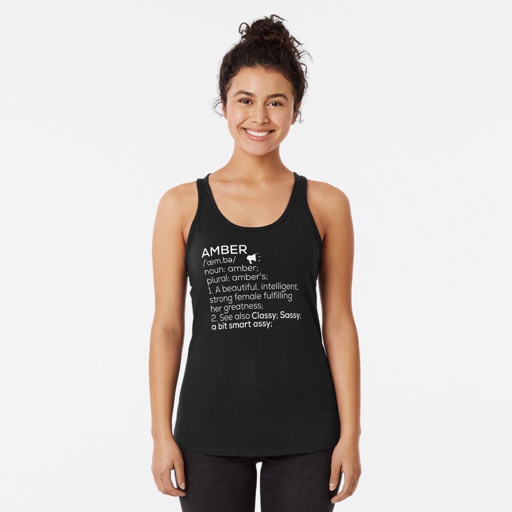 "Amber Name Definition" Poster for Sale by Teelogic | Redbubble