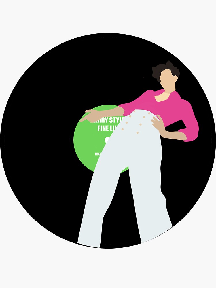 "Harry Styles Fine Line Record" Sticker for Sale by madisheadesigns ...