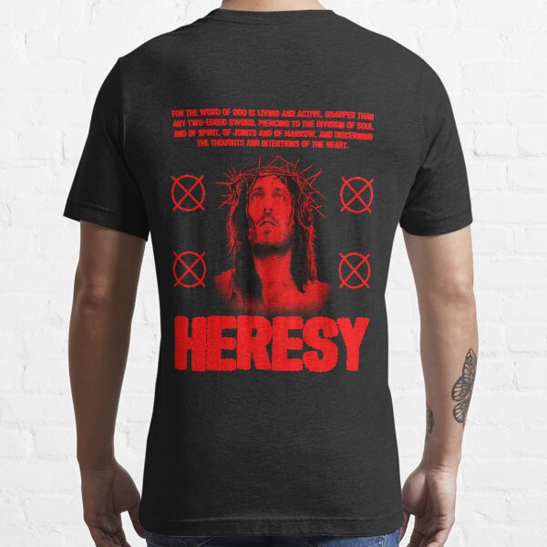 "HERESY DANTE'S INFERNO VIRTUE404 STREETWEAR CHRIST IS KING" T-shirt ...