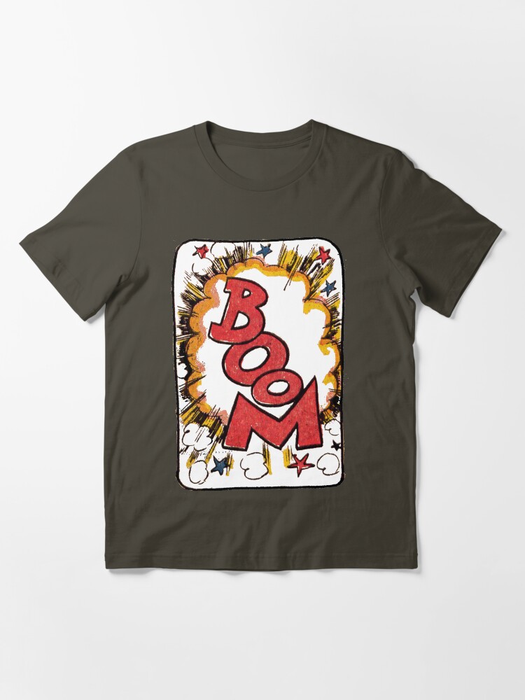 "BOOM" T-shirt for Sale by werewolfgal | Redbubble | comic t-shirts ...