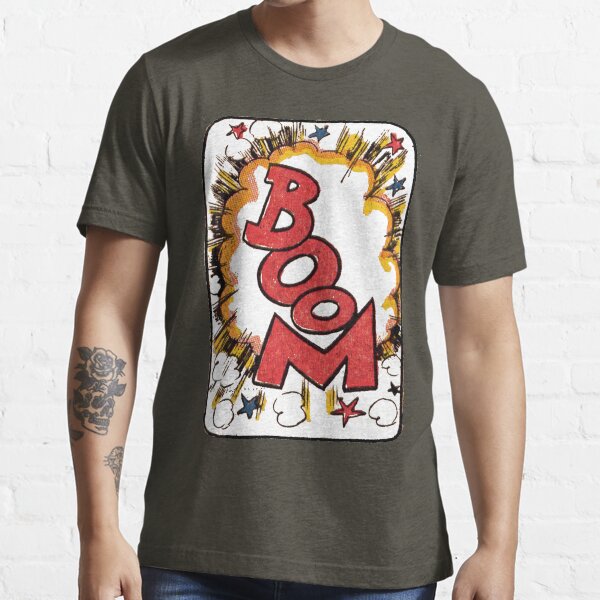 "BOOM" T-shirt for Sale by werewolfgal | Redbubble | comic t-shirts ...