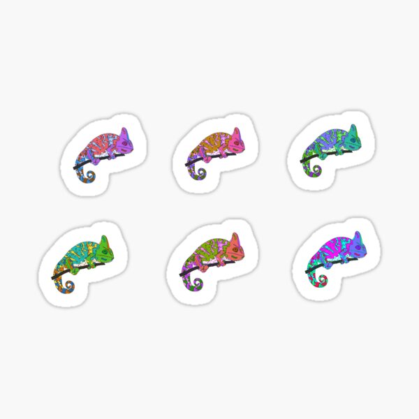 "Chameleon Pack" Sticker for Sale by stickers-ES | Redbubble