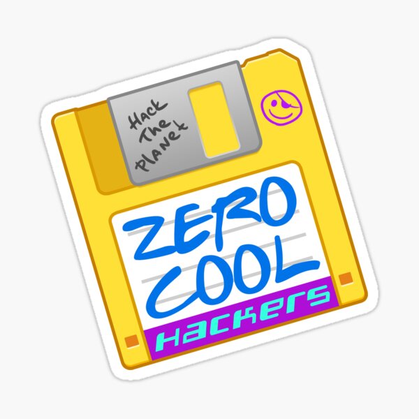 "Hackers Zero Cool" Sticker for Sale by GrayspellHouse | Redbubble