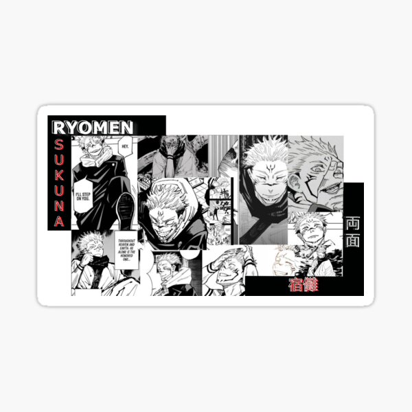 "Jujutsu Kaisen - RYOMEN SUKUNA" Sticker for Sale by lukashikari ...