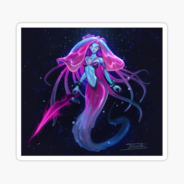 "MERMAID MEDUSA" Sticker by FelixantosArt | Redbubble