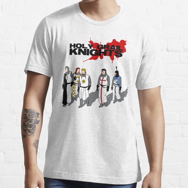 "Holy Grail Knights" T-shirt for Sale by Firepower | Redbubble | monty ...