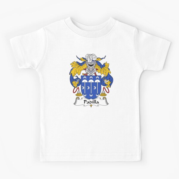 "Padilla Coat of Arms/Family Crest" Kids T-Shirt by carpediem6655 ...