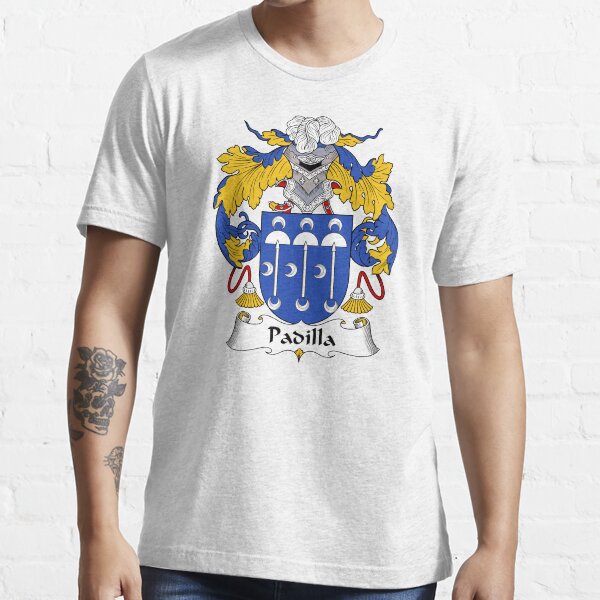 "Padilla Coat of Arms/Family Crest" T-shirt for Sale by carpediem6655 ...