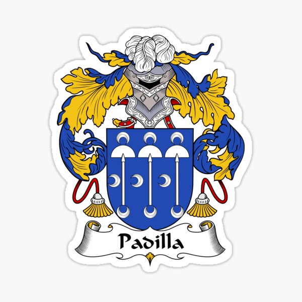 Pegatina «Padilla Escudo de armas / Familia de Crest» de carpediem6655 ...