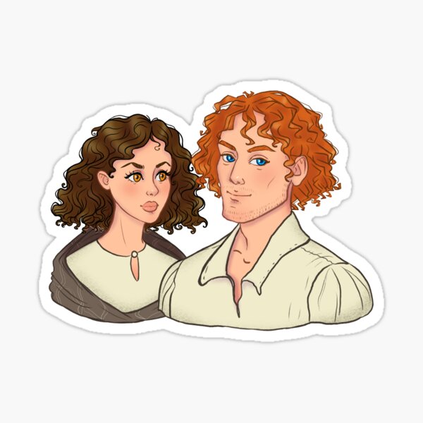 "First meeting " Sticker for Sale by solgasart | Redbubble