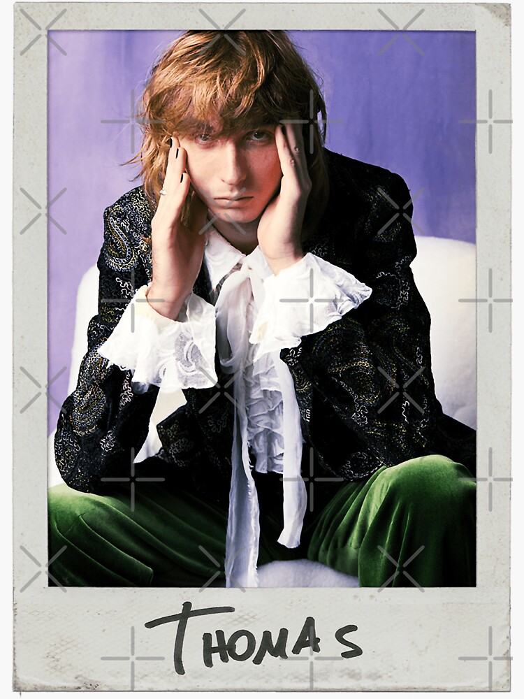 "Thomas Raggi MANESKIN Måneskin" Sticker by lacato | Redbubble